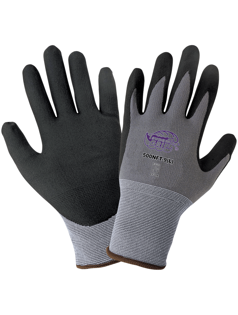 Tsunami Grip® Lightweight Seamless New Foam Technology Palm Coated Glo ...